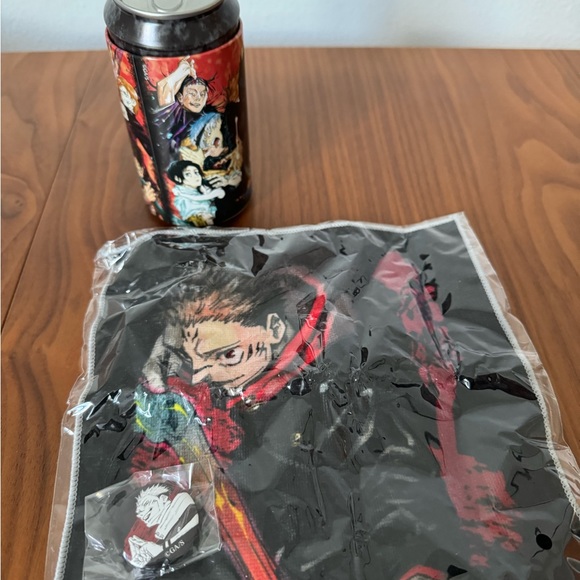 Manga | Office | Jujutsu Kaisen Bundle Anime Official Soda Container ...